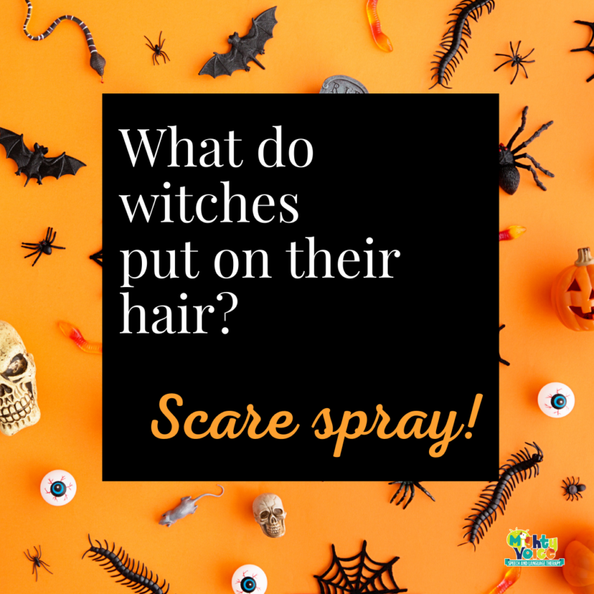 Using Halloween Jokes in Listening and Spoken Language Therapy